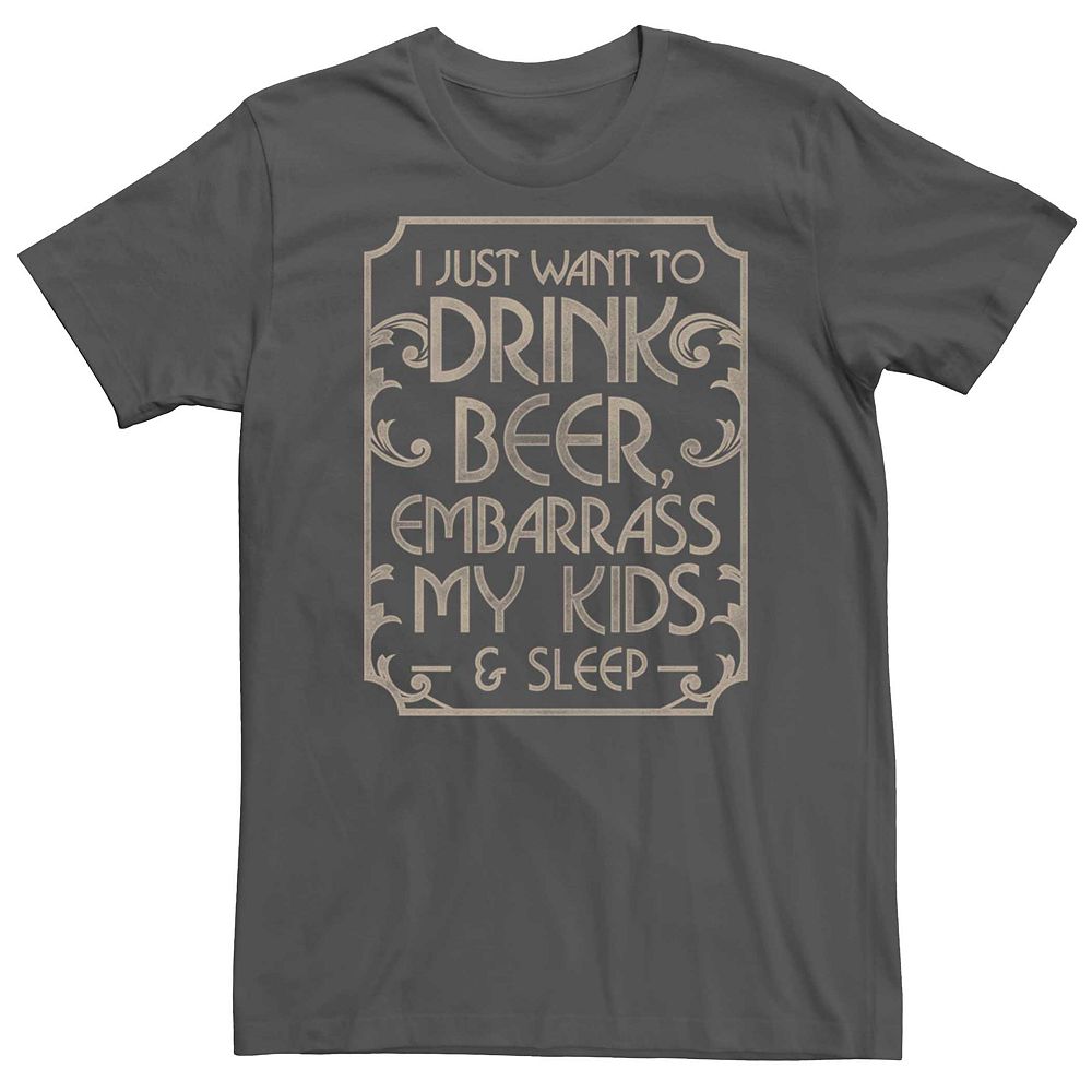 Men's Drink And Embarrass Kids Graphic Tee