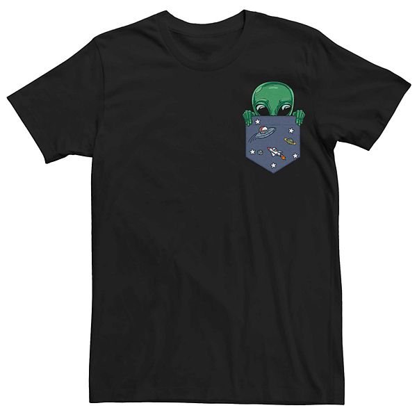 Men's Alien Pocket Peek Graphic Tee