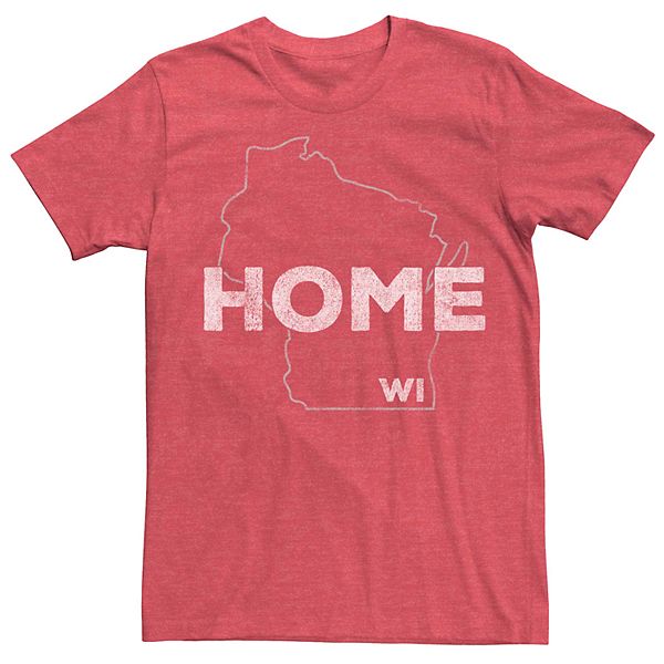 Men's Wisconsin Home State Graphic Tee