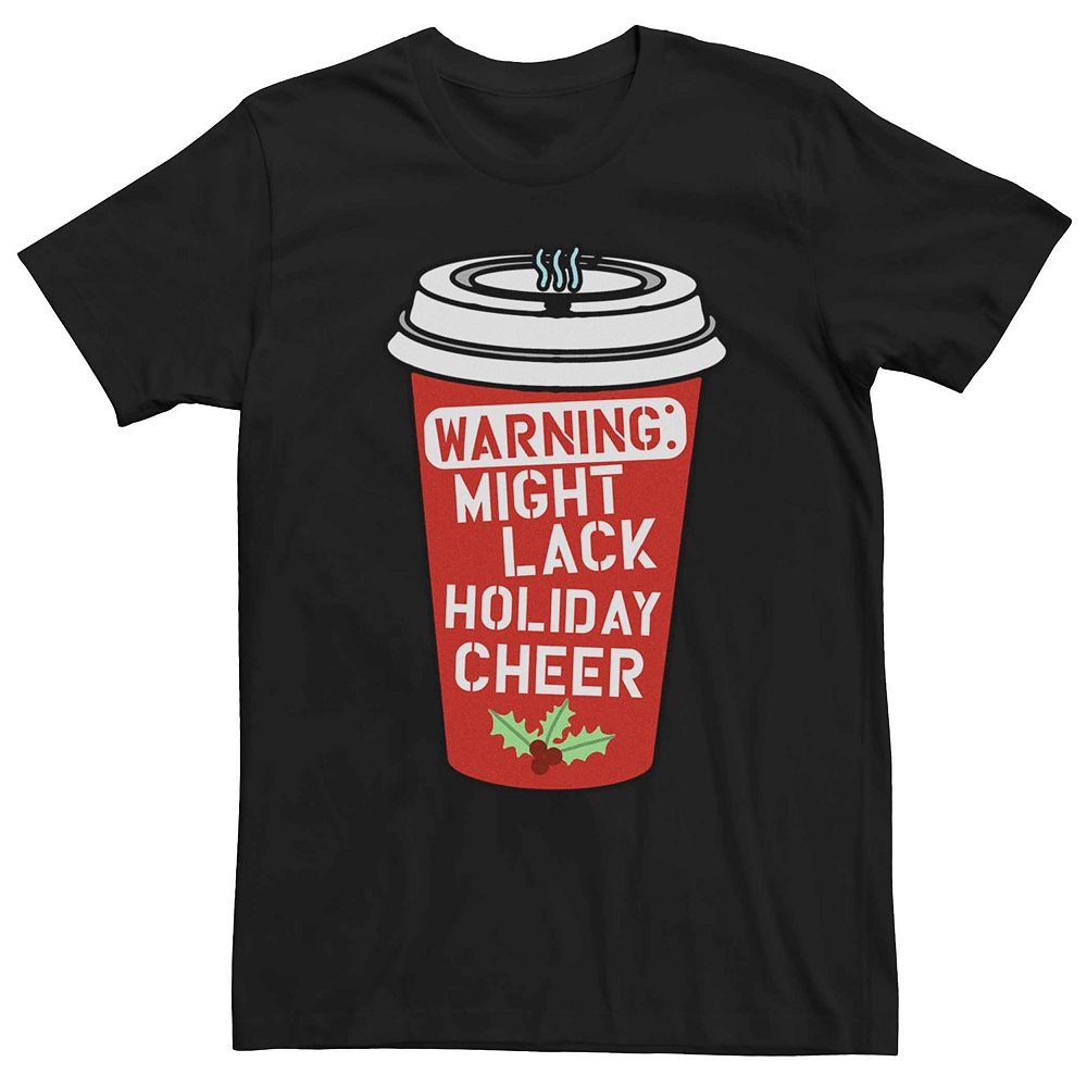 Men's Christmas Cup No Cheer Tee Shirt