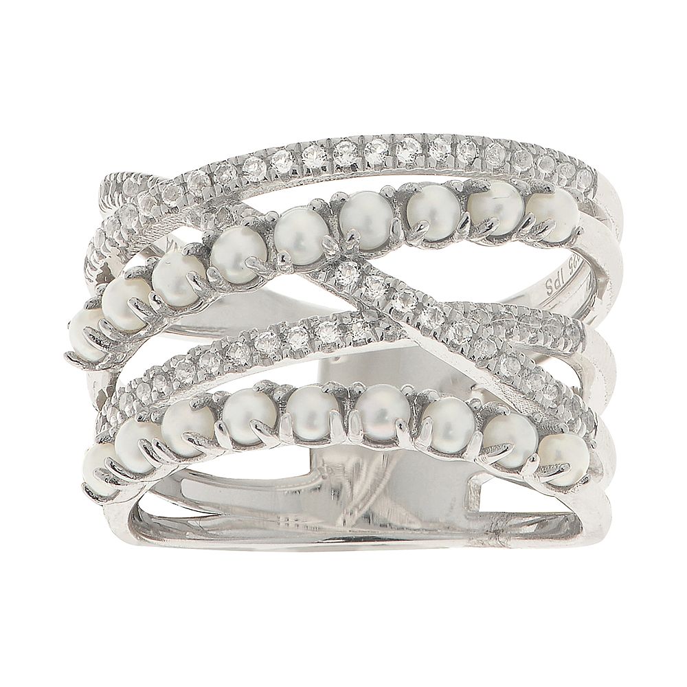 PearLustre by Imperial Sterling Silver Cultured Freshwater Pearl ...