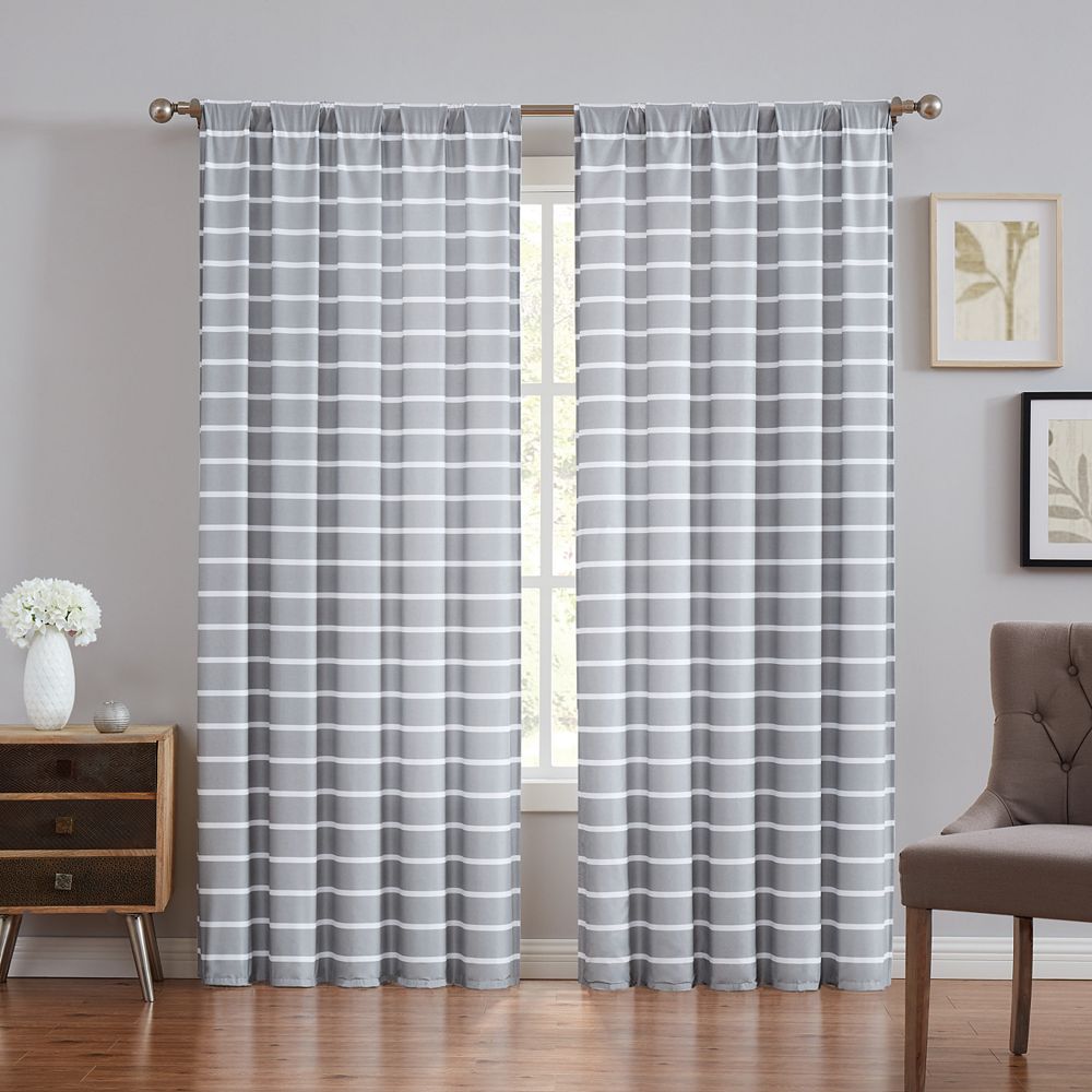 Truly Soft Maddow Stripe Window Curtain