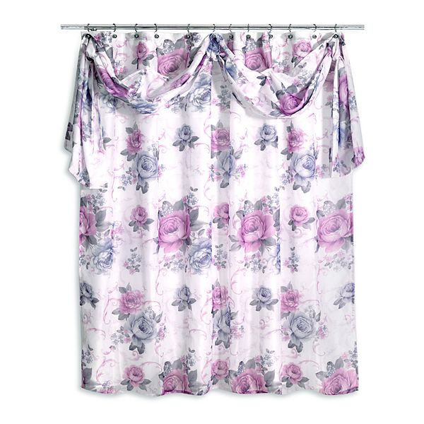 Popular Bath Michelle Shower Curtain & Scarf