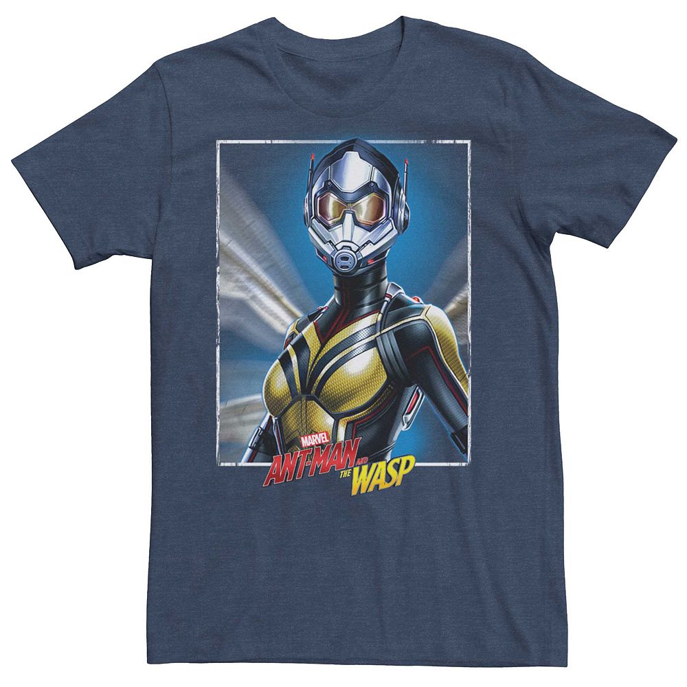 Men's Marvel Ant-Man And The Wasp Close Up Poster Tee