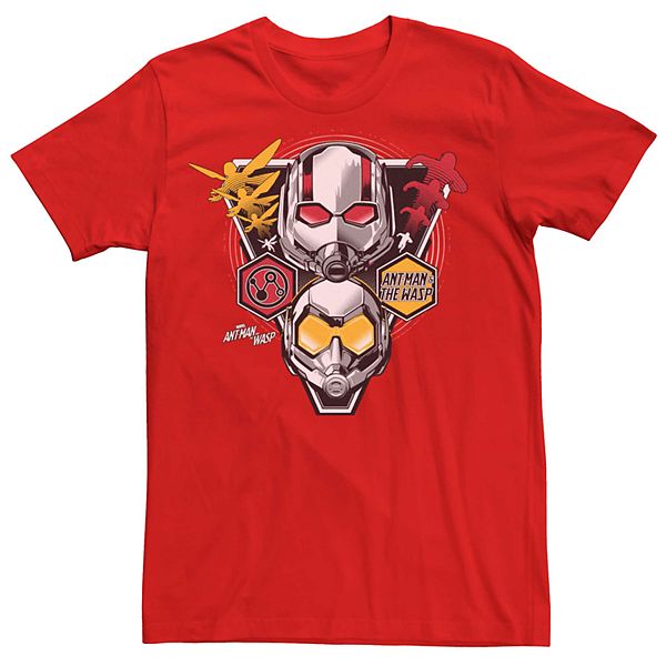 Men's Marvel Ant-Man And The Wasp Helmet Stack Tee Shirt