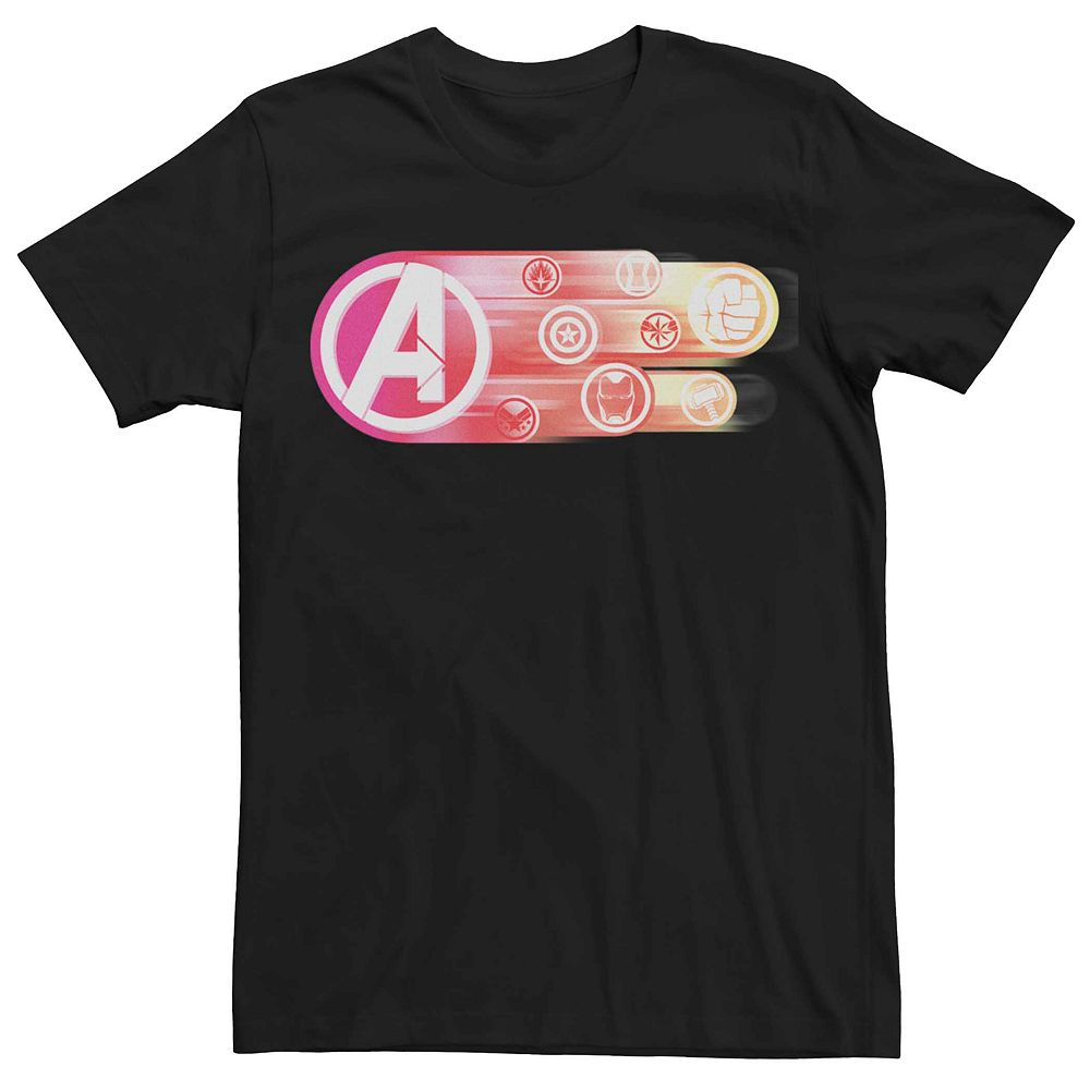 Men's Marvel "Avengers: Endgame" Hero Icon Fade Tee