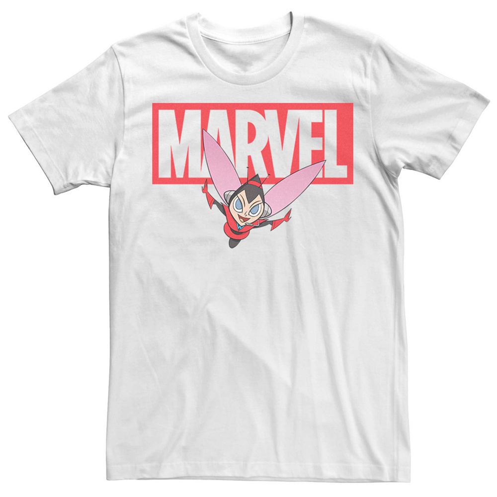 Men's Marvel The Wasp Cartoon Logo Tee
