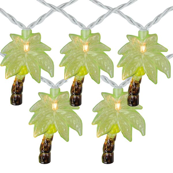 10-Light Tropical Palm Tree String Lights