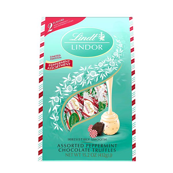 Lindt Lindor Holiday Peppermint Duo 15.2-oz. Bag