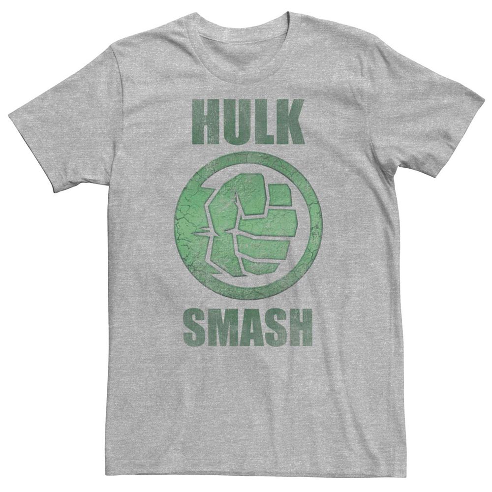 Men's Marvel Hulk Smash Fist Logo Tee