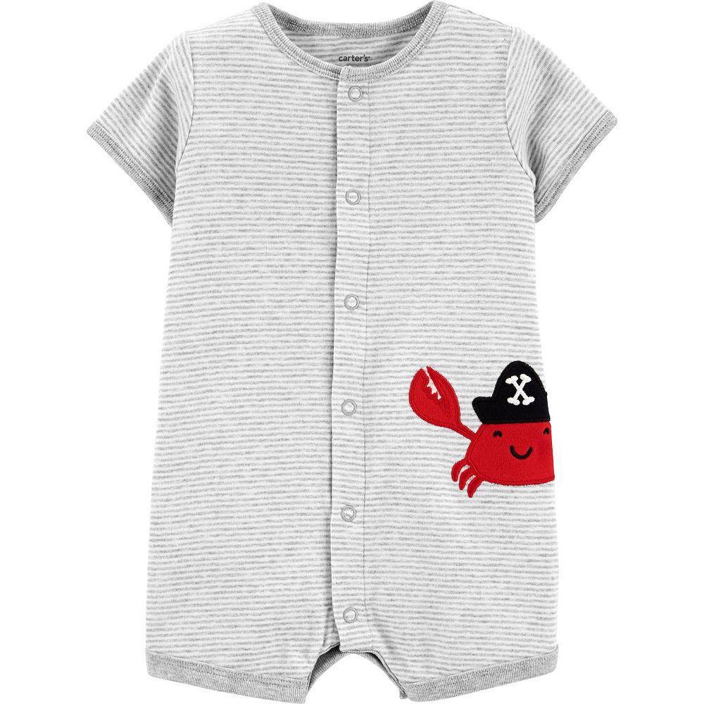 Baby Boy Carter's Crab Snap-Up Romper