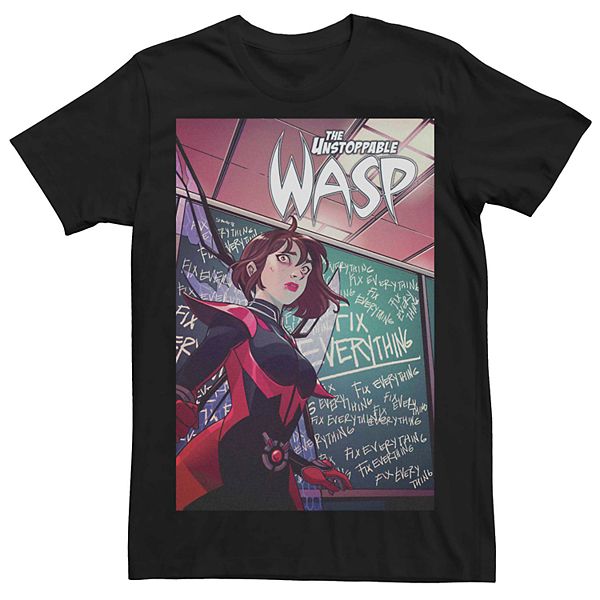 Men's Marvel's The Unstoppable Wasp (2018) #4 Comic Cover Tee