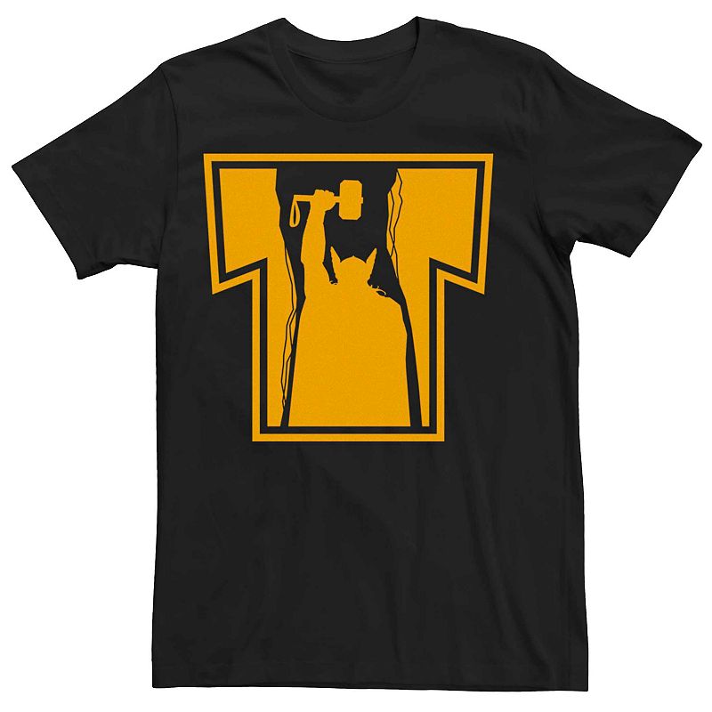 UPC 194231685829 - Men's Marvel's Thor Orange Hammer T Logo Tee, Size ...