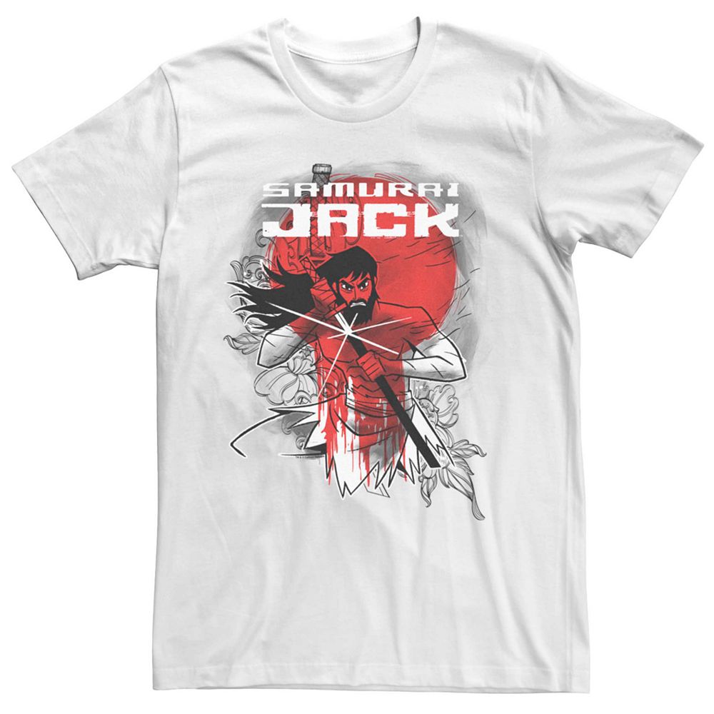 Men's Cartoon Network Samurai Jack Red Sun Drip Tee