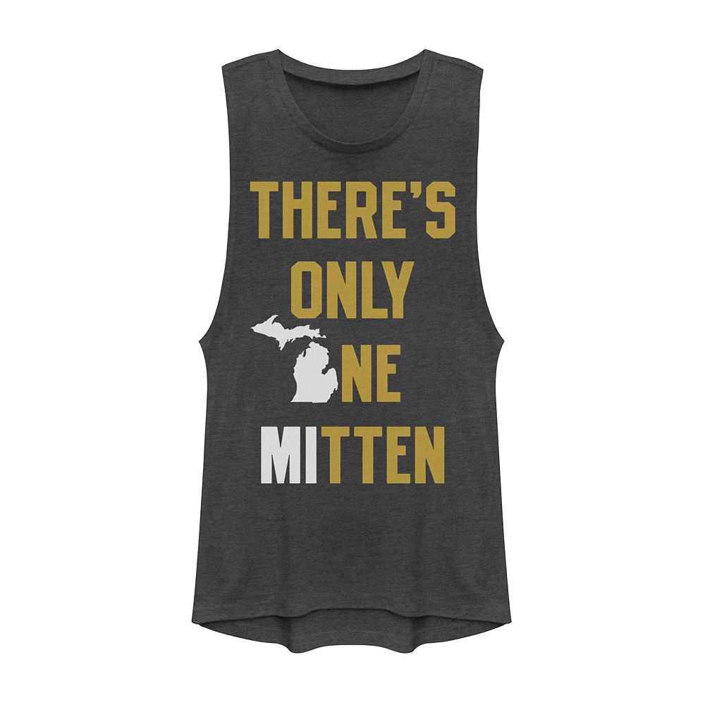 Juniors' Fifth Sun "There's Only One Mitten" Michigan Muscle Tank Top