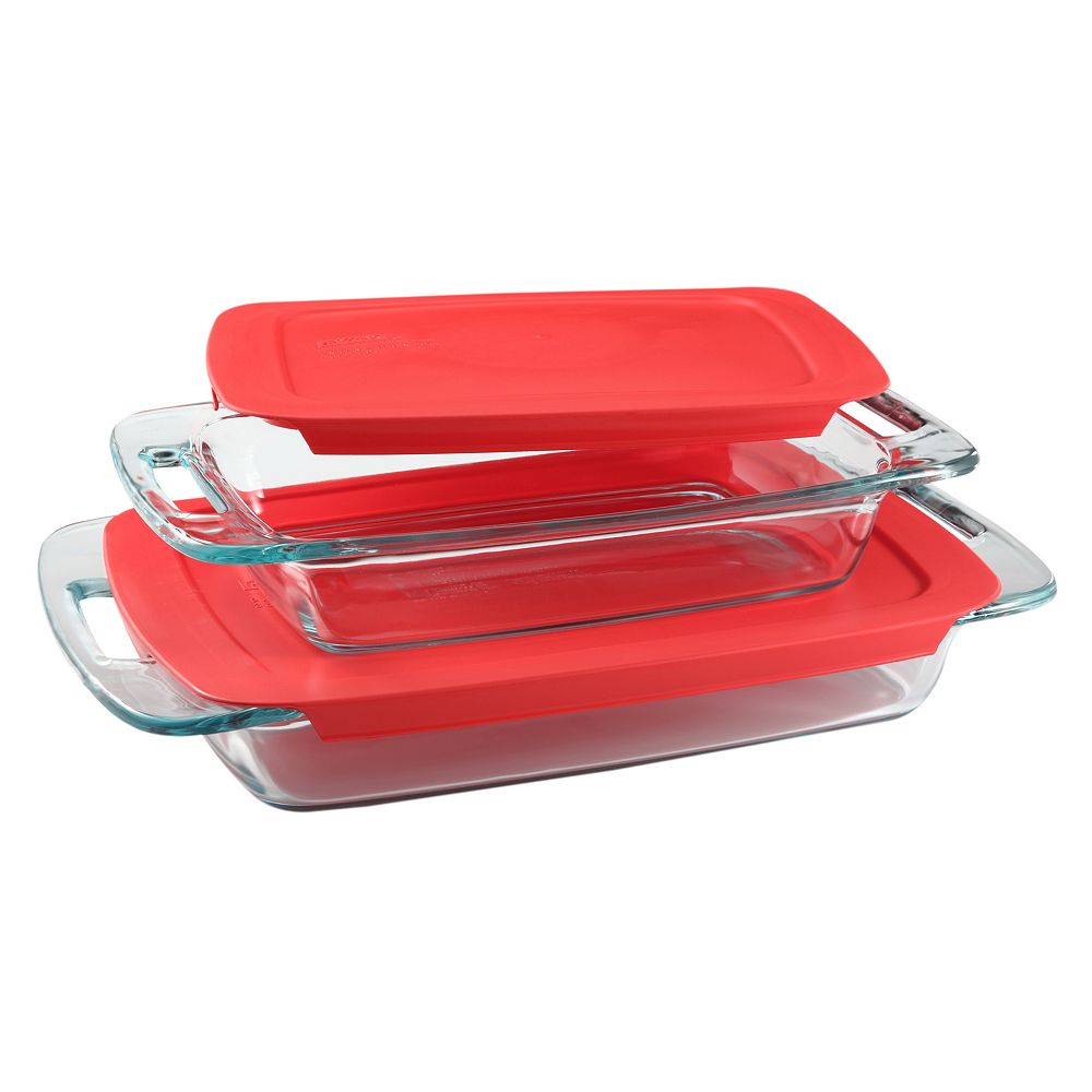 Pyrex Easy Grab 4-pc. Glass Baking Dish Set