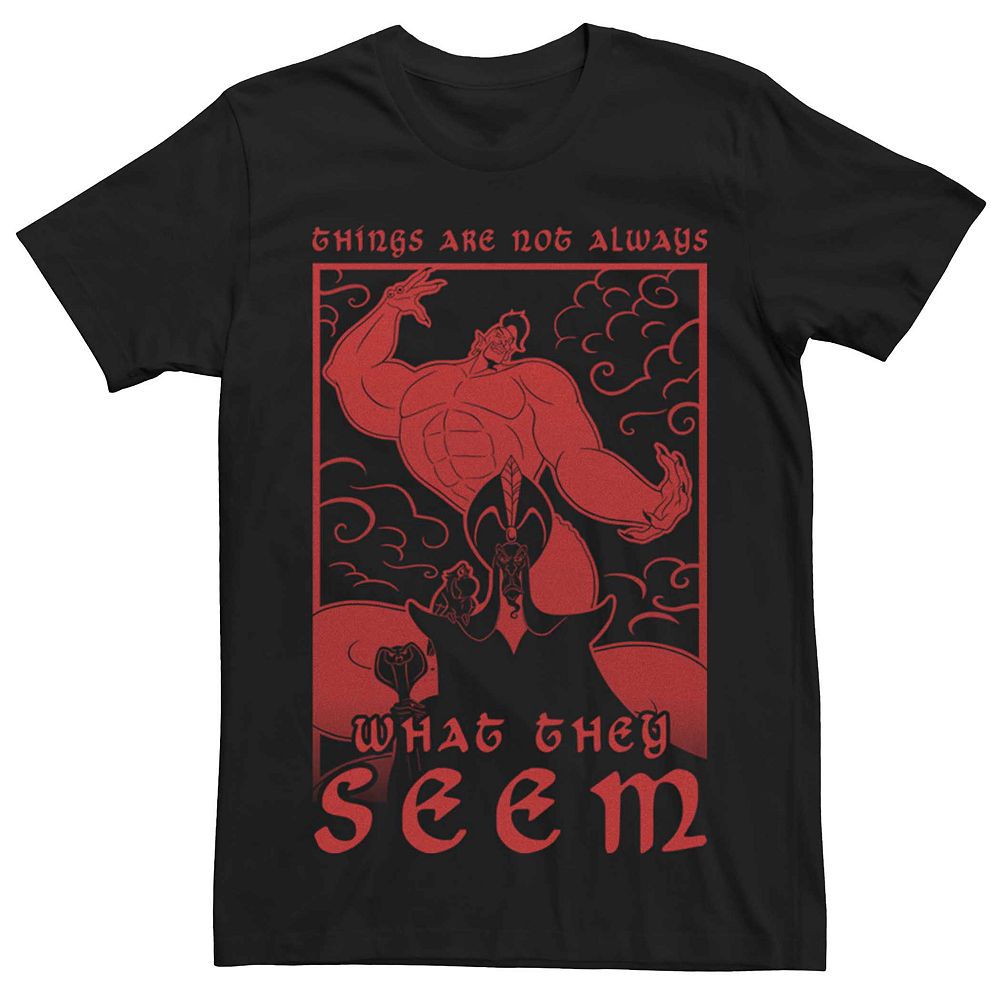 Disney's Aladdin Jafar Evil Genie Poster Men's Graphic Tee