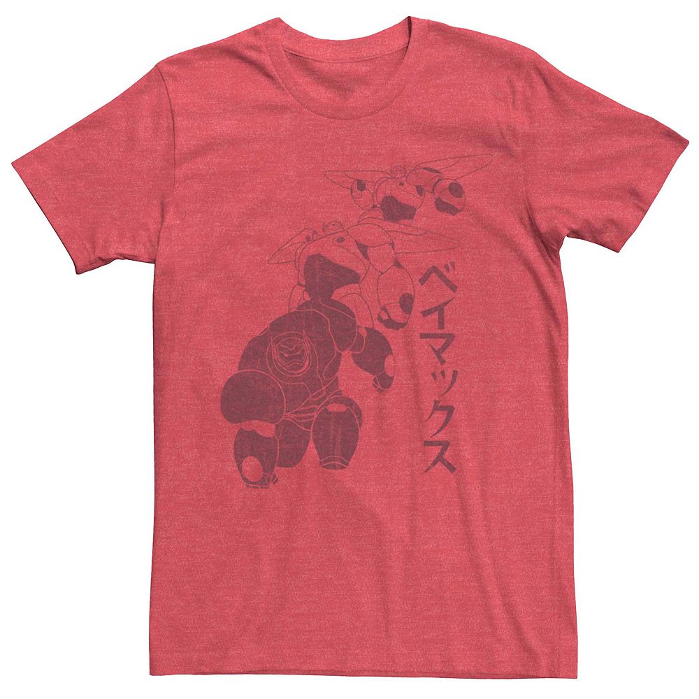Disney's Big Hero 6 Baymax Outline Poster Men's Graphic Tee
