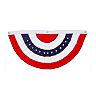 Patriotic Bunting Medium Garden Flag