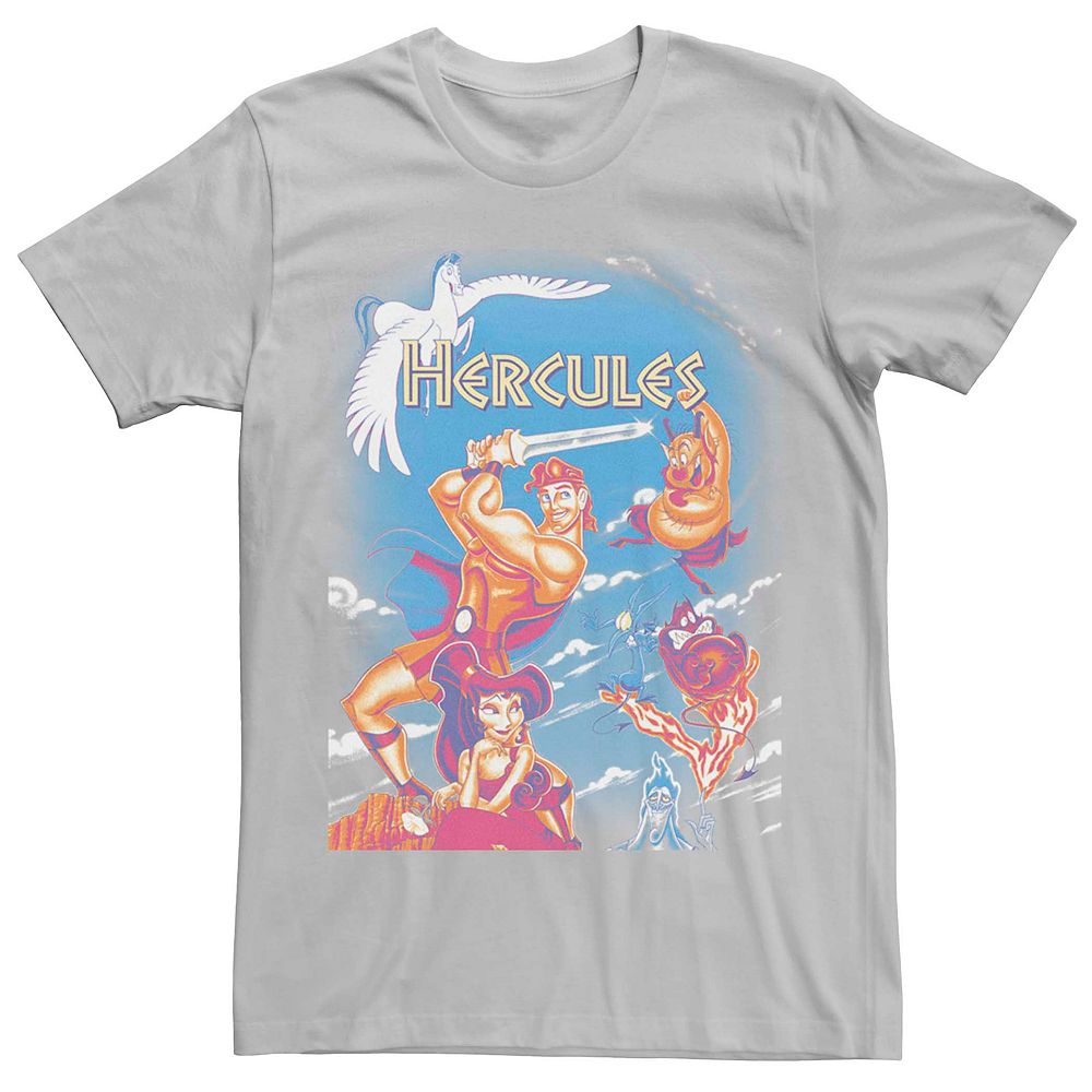 Disney's Hercules Men's Vintage Movie Poster Graphic Tee
