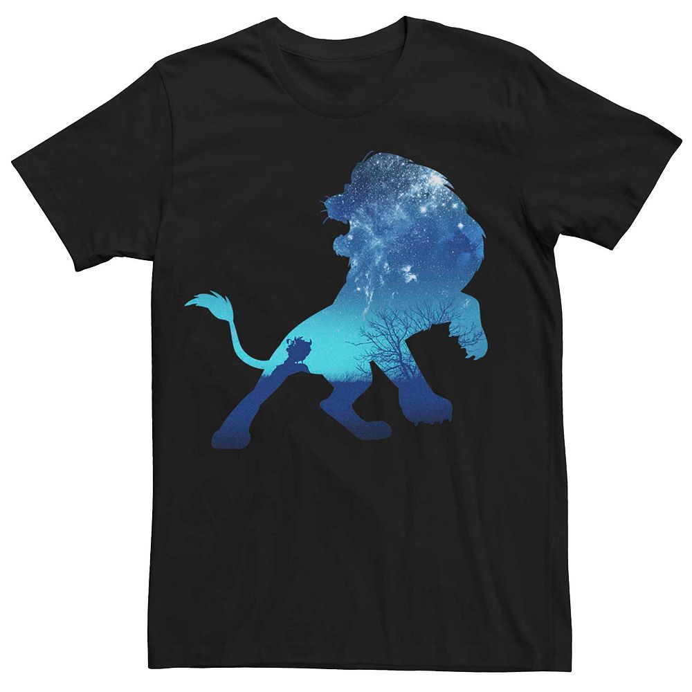 Disney's The Lion King Simba Men's Night Sky Silhouette Tee