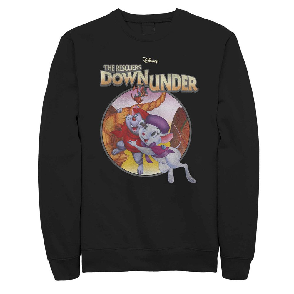 Disney's Rescuers Down Under Rescued Classic Poster Men's Fleece