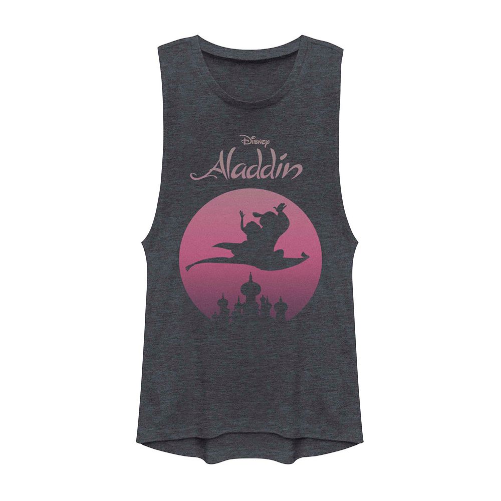 Juniors' Disney's Aladdin Magic Carpet Ride Graphic Muscle Tank Top