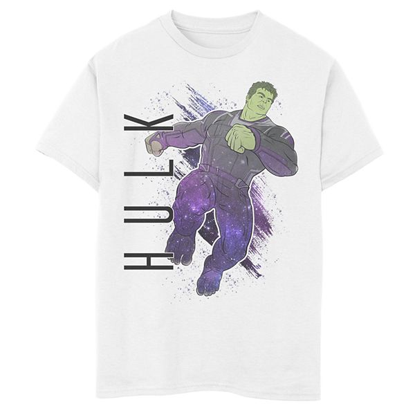 Boys 8-20 Marvel Avengers Endgame Hulk Galaxy Painted Graphic Tee