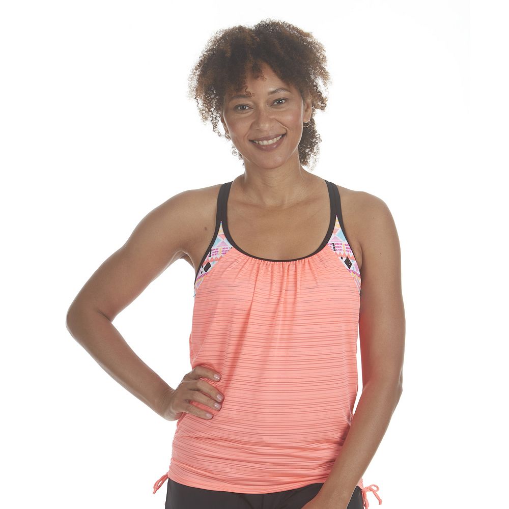 Women's ZeroXposur Ruched UPF 30+ Tankini Top