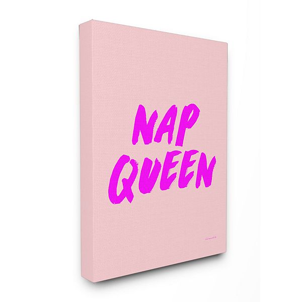 Stupell Home Decor Nap Queen Canvas Wall Art