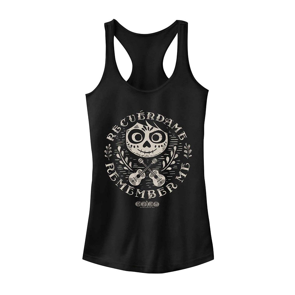 Disney's "Recuérdame Remember Me" Miguel Logo Juniors' Tank Top