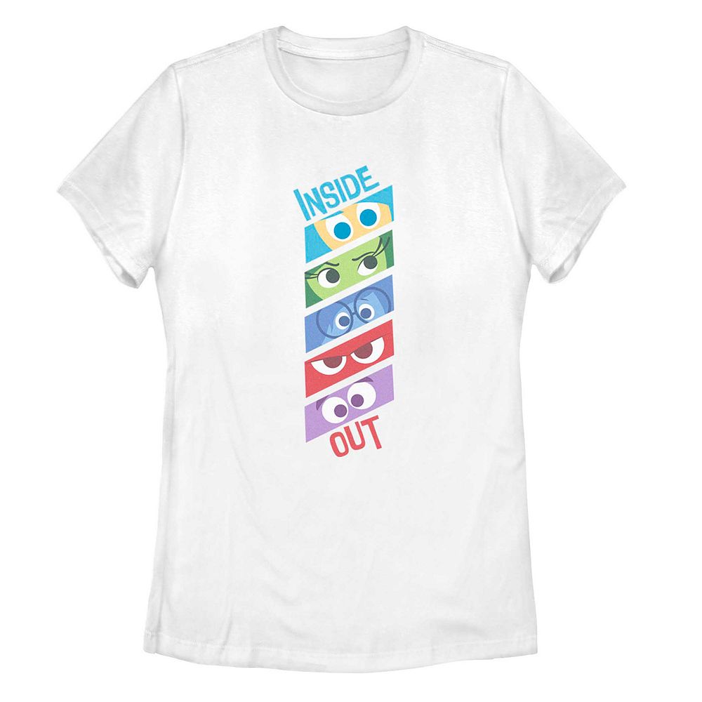 Juniors' Fifth Sun Inside Out Emotions Eyes Tee