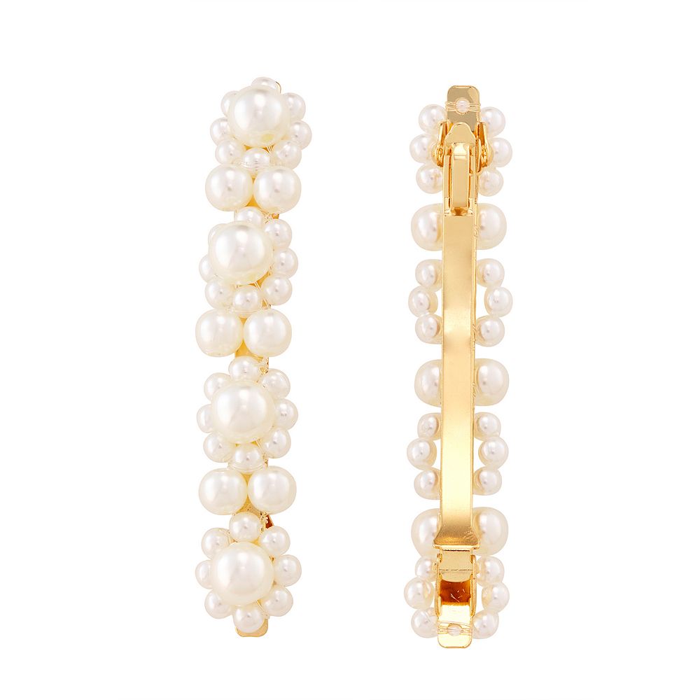 Multi Size Pearl Barrette (2-Pack)