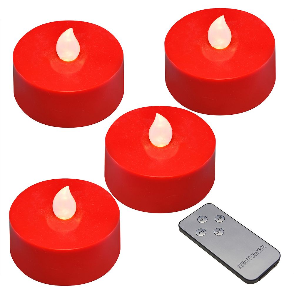 LumaBase Extra Large LED Tea Light 5-piece Set