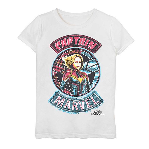 Girls 7-16 Marvel Captain Marvel Poster Tee