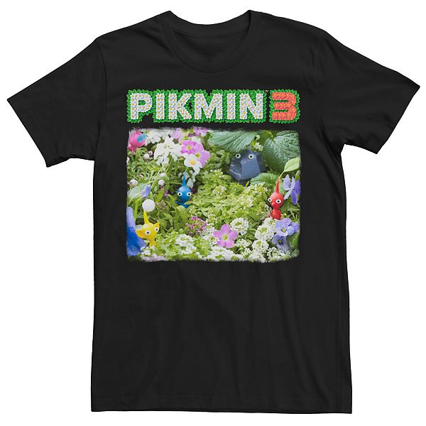 Men's Nintendo Pikmin 3 Floral Poster Tee