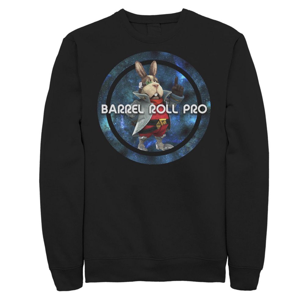 Men's Nintendo Star Fox Peppy Barrel Roll Pro Fleece