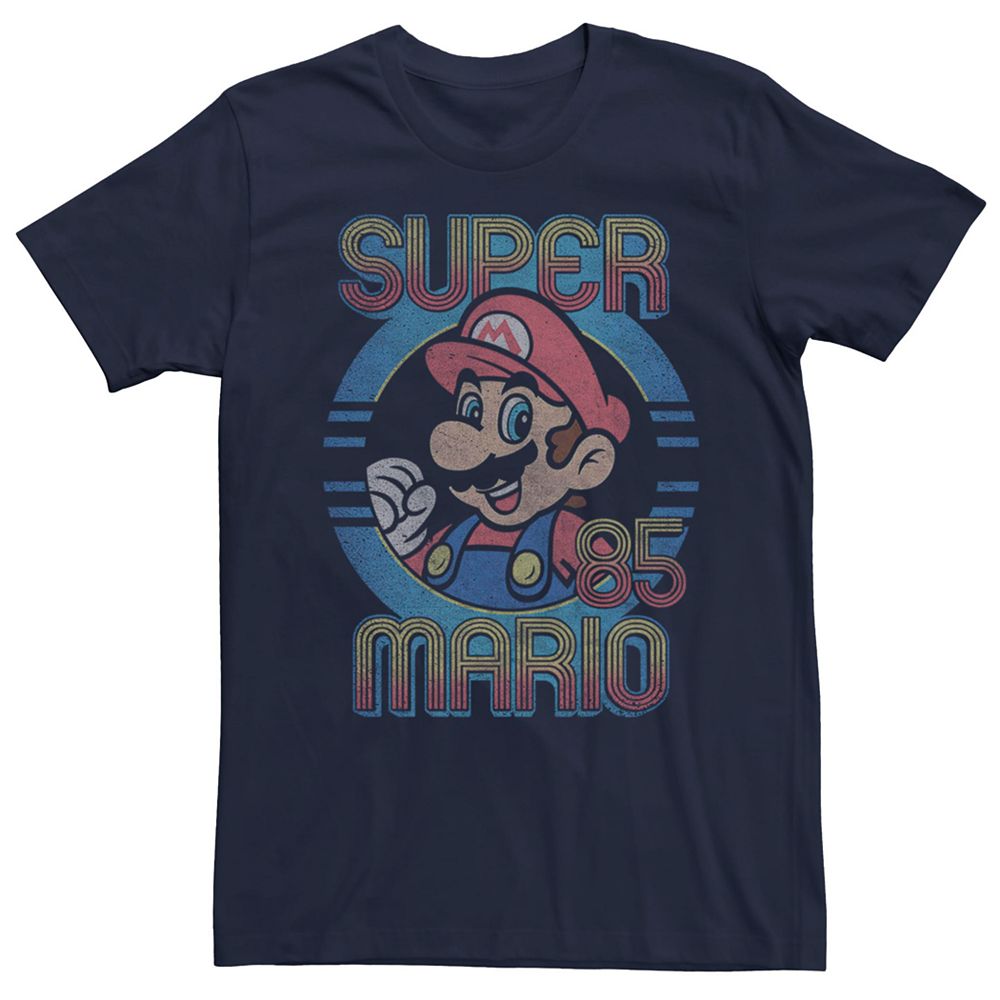 Mens Teen Guys Licensed Character Mens Nintendo Super Mario 85 Retro ...