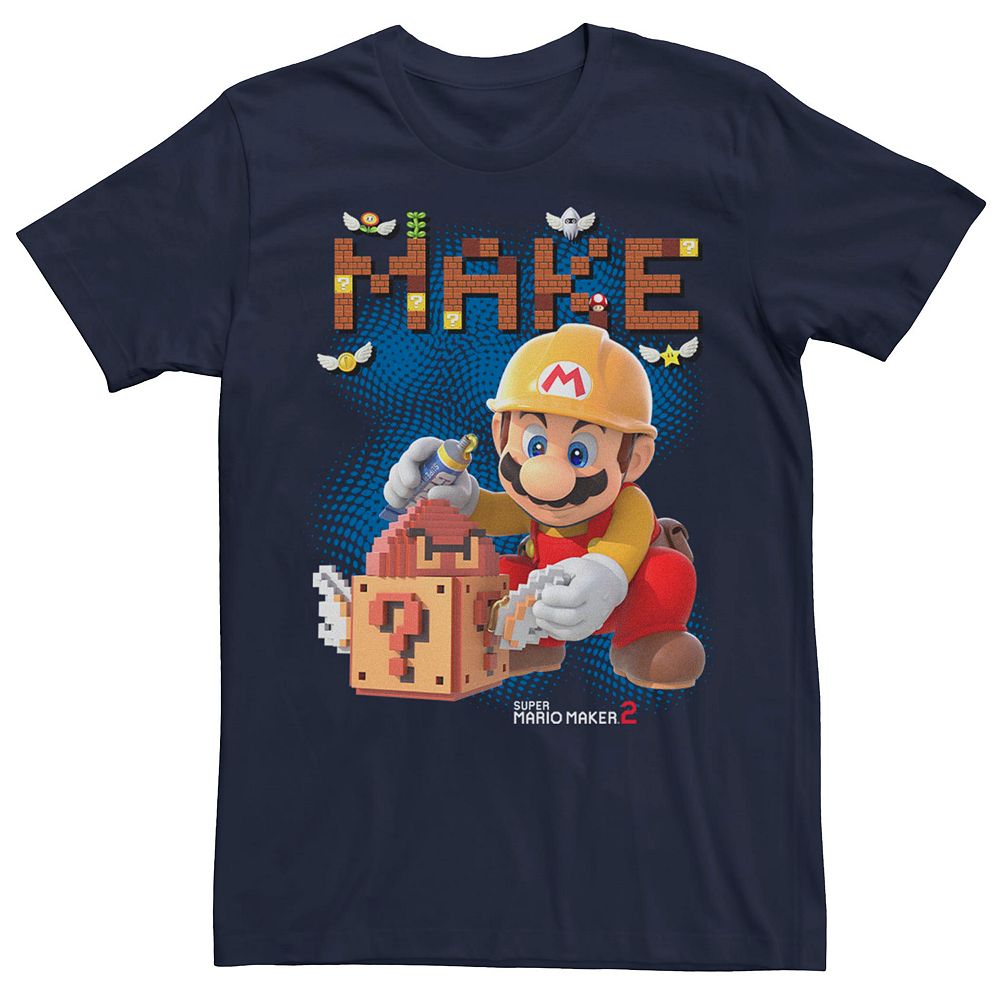Men's Nintendo Super Mario Maker 2 Imagination Short Sleeve Tee