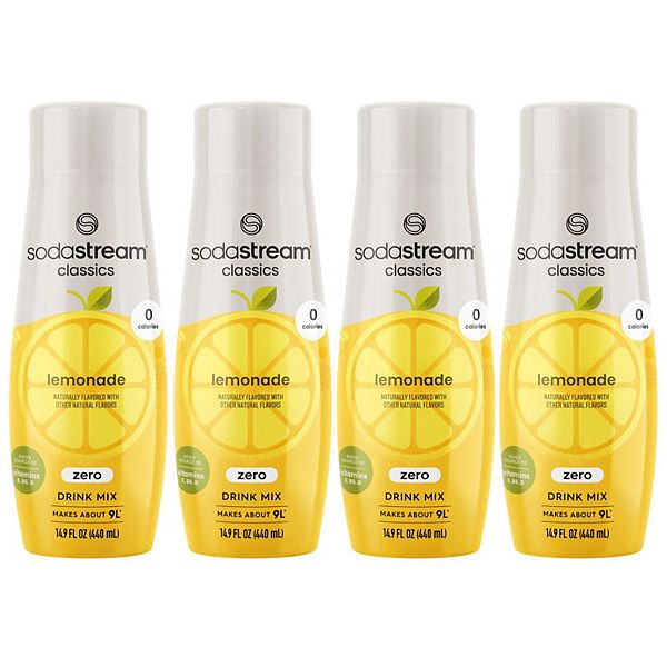 SodaStream Zero Lemonade 14.8-oz. Sparkling Drink Mix - 4-pk