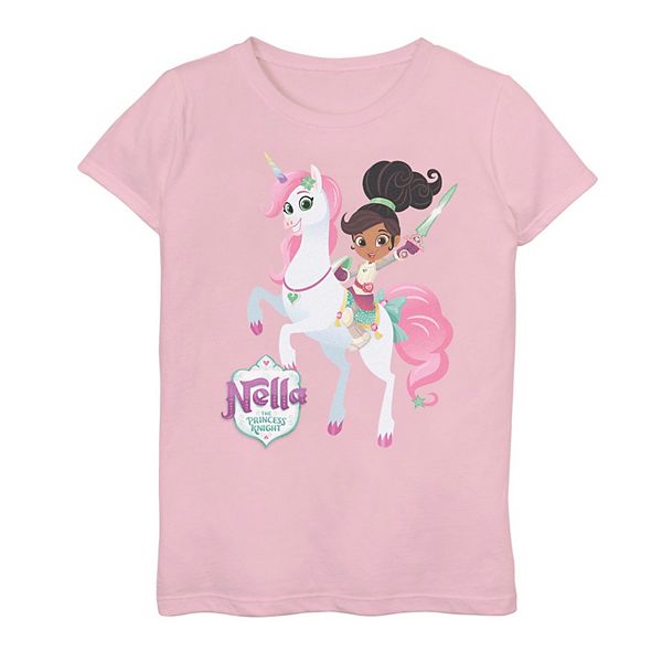 Girls 7-16 Nella The Princess Knight Trinket Ride Tee