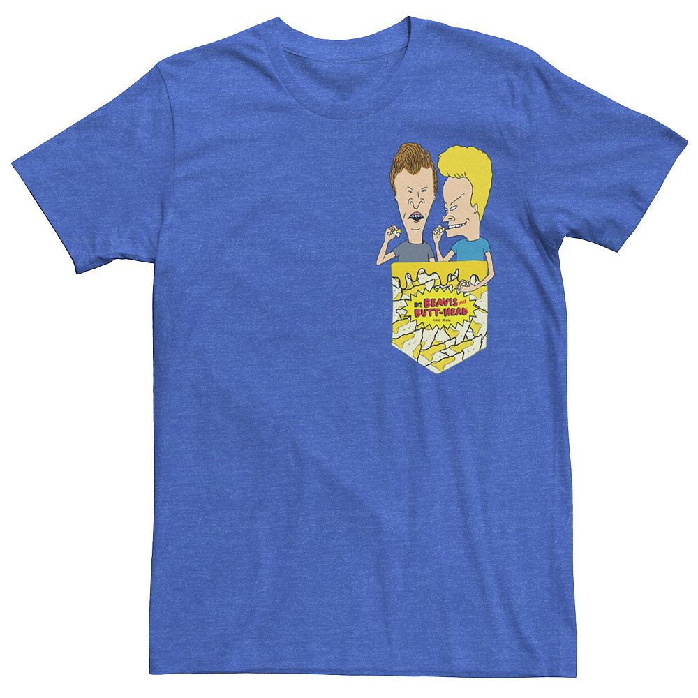 Men's Beavis And Butthead Nacho Pocket Short Sleeve Tee