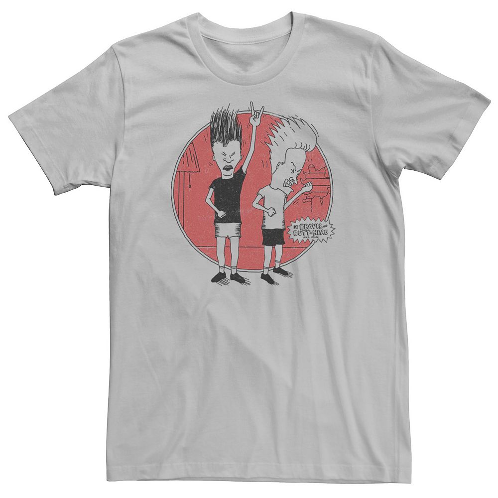 Men's Beavis And Butthead Rock Out Short Sleeve Tee
