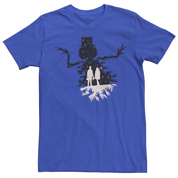 Men's Anna and the Apocalypse Snowman Silhouette Character Fill Tee