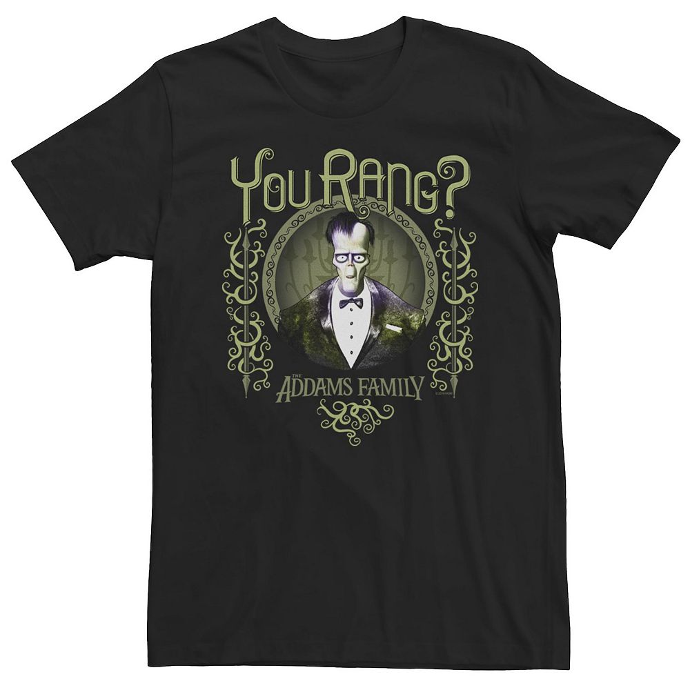 Men's The Addams Family You Rang Lurch Cartoon Circle Portrait Tee