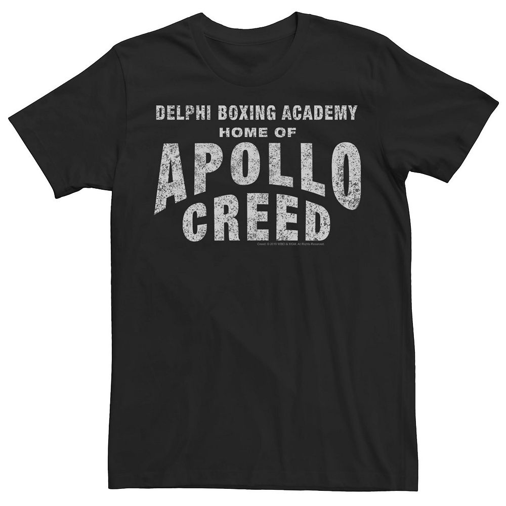 Men's Creed Delphi Boxing Academy Home Of Apollo Creed Logo Tee