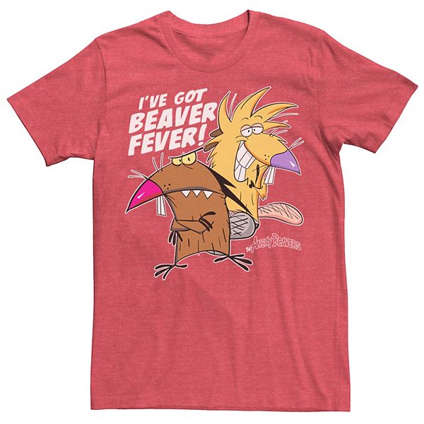 Men's Angry Beavers I've Got Beaver Fever Portrait Tee