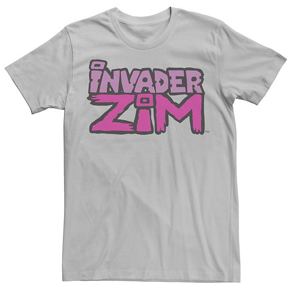 Men's Invader Zim Pink Hue Logo Tee