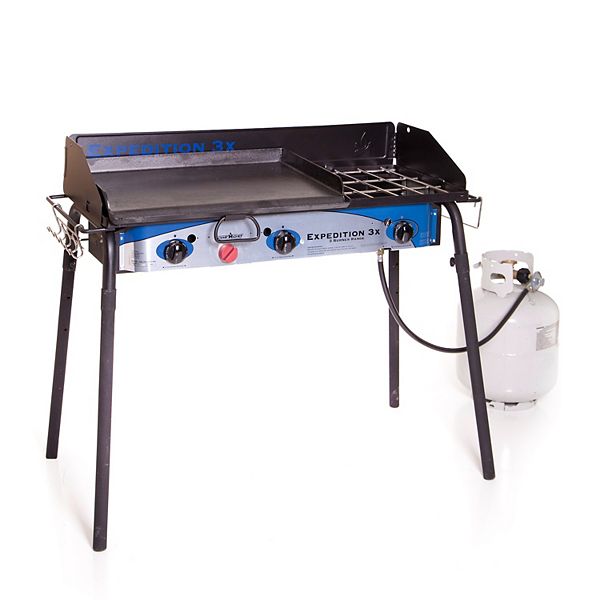 Expedition 3X Triple Burner Stove with Griddle