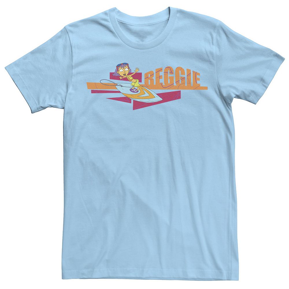 Men's Rocket Power Reggie Surfing Retro Logo Tee